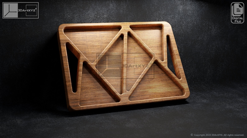 Trays Pack 2 CNC Files for Wood svg, Dxf, Eps, Ai, Pdf - Etsy