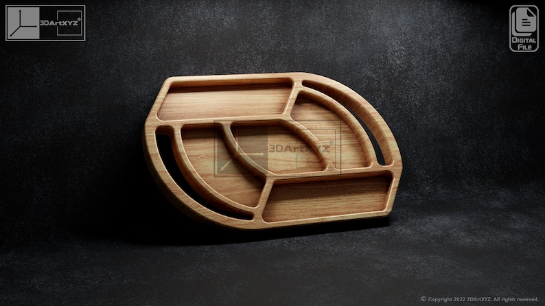 Trays Pack 2 CNC Files for Wood svg Dxf Eps Ai Pdf - Etsy