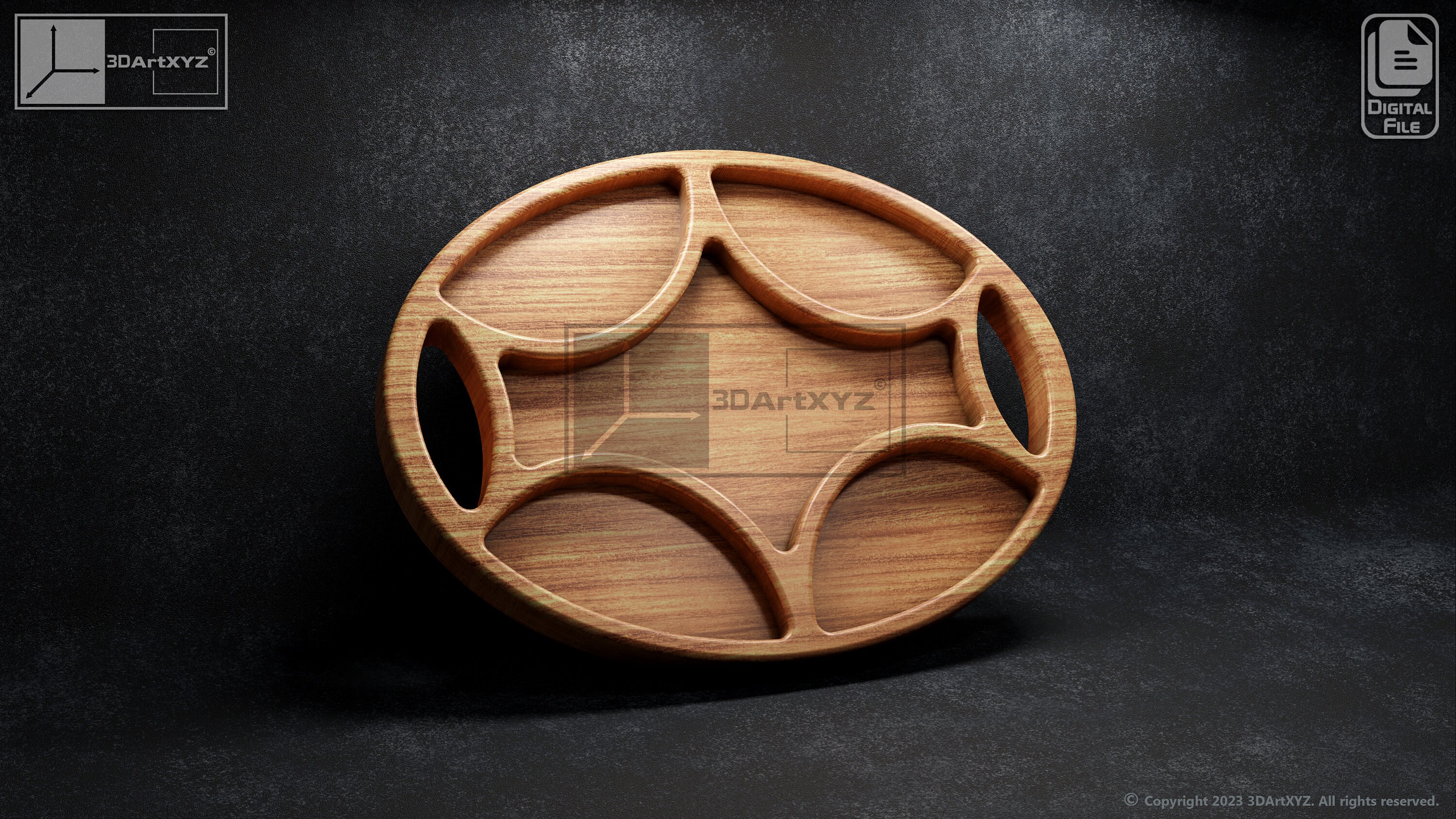 Trays Pack 3 CNC Files for Wood svg Dxf Eps Ai Pdf - Etsy
