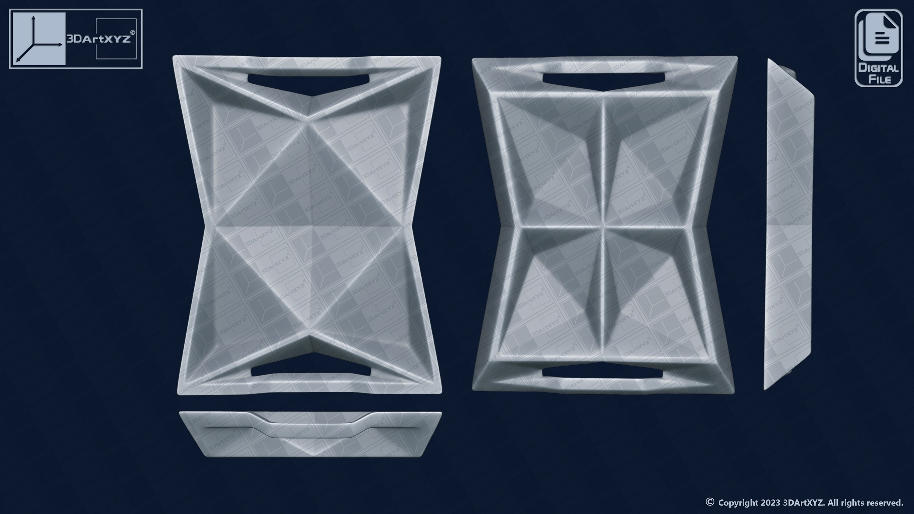 Double Sided Tray - CNC Files for Wood (STL) - Etsy