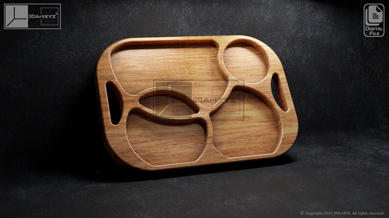 Trays Pack CNC Files for Wood svg Dxf Eps Ai Pdf - Etsy