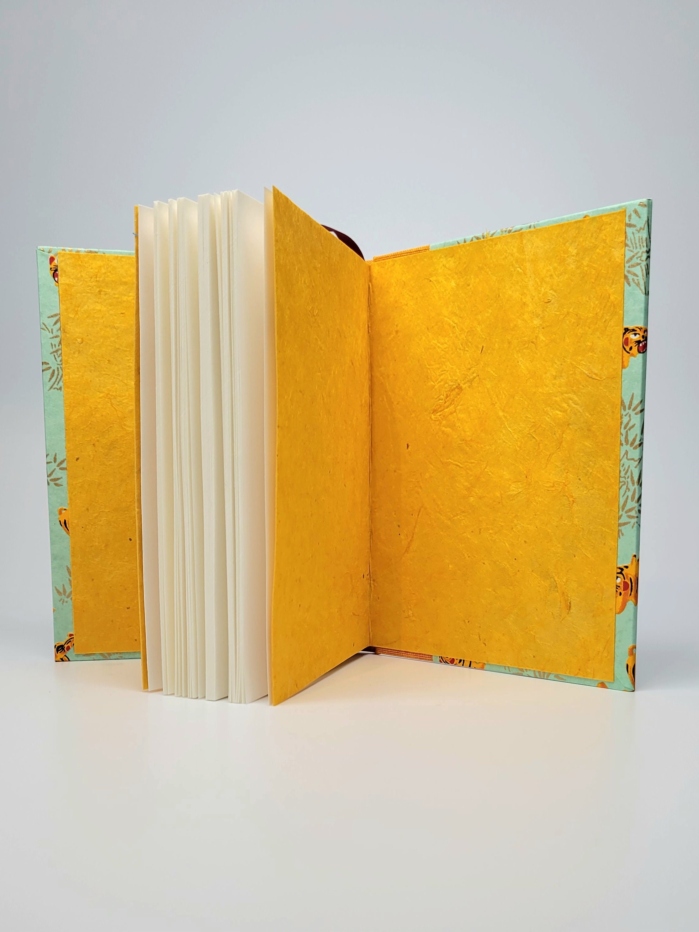 Small Midori Paper Hardcover Journal. Handmade Blank Hardcover Notebook ...