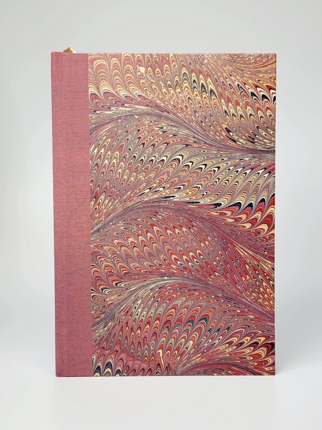 Hardcover Cotton Paper Journal. Deckled Fore Edge Paper Handmade Blank ...