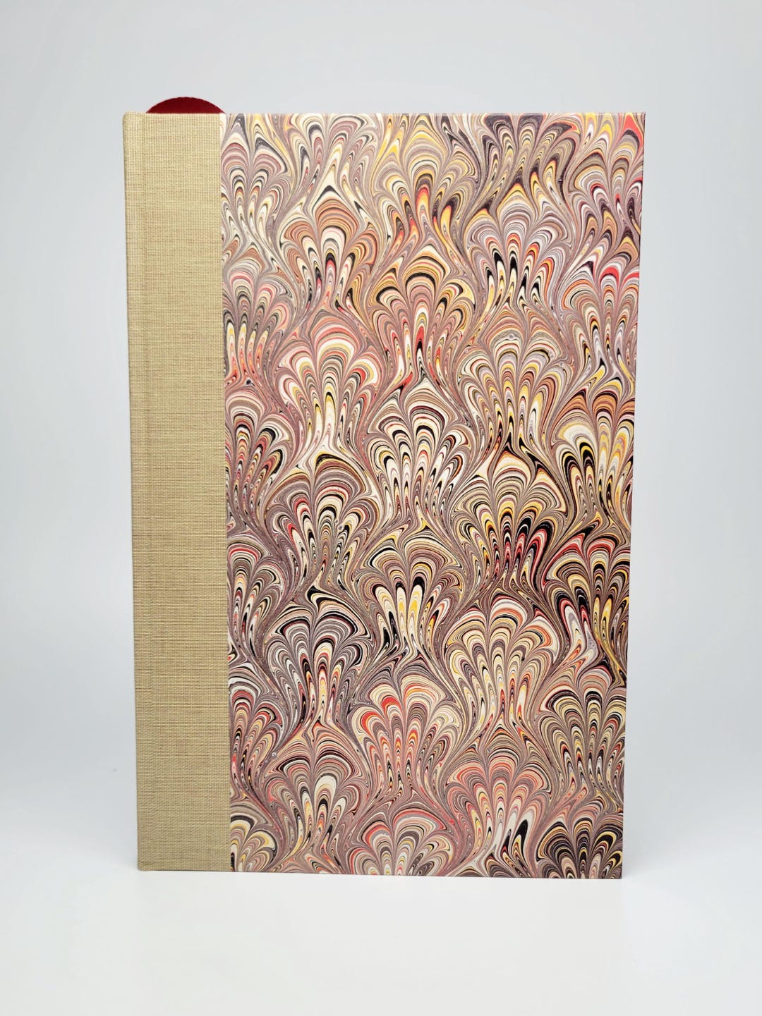 Hand Bound Hardcover Journal. Handmade Lined Hardcover Notebook ...