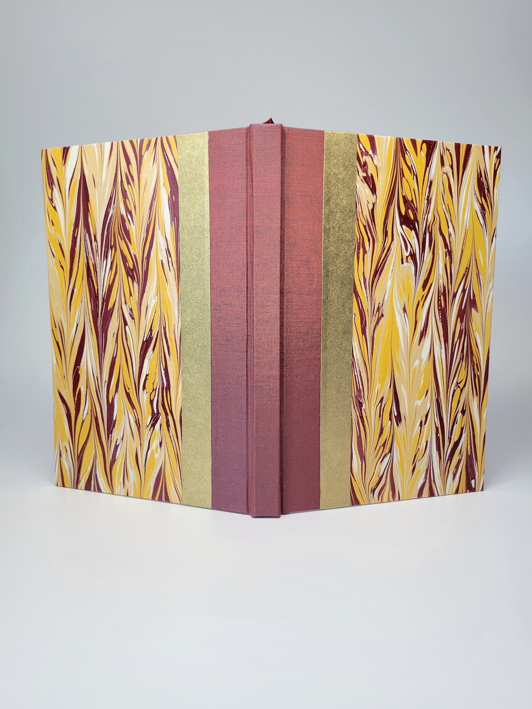 Hand Bound Hardcover Journal. Handmade Lined Hardcover Notebook ...