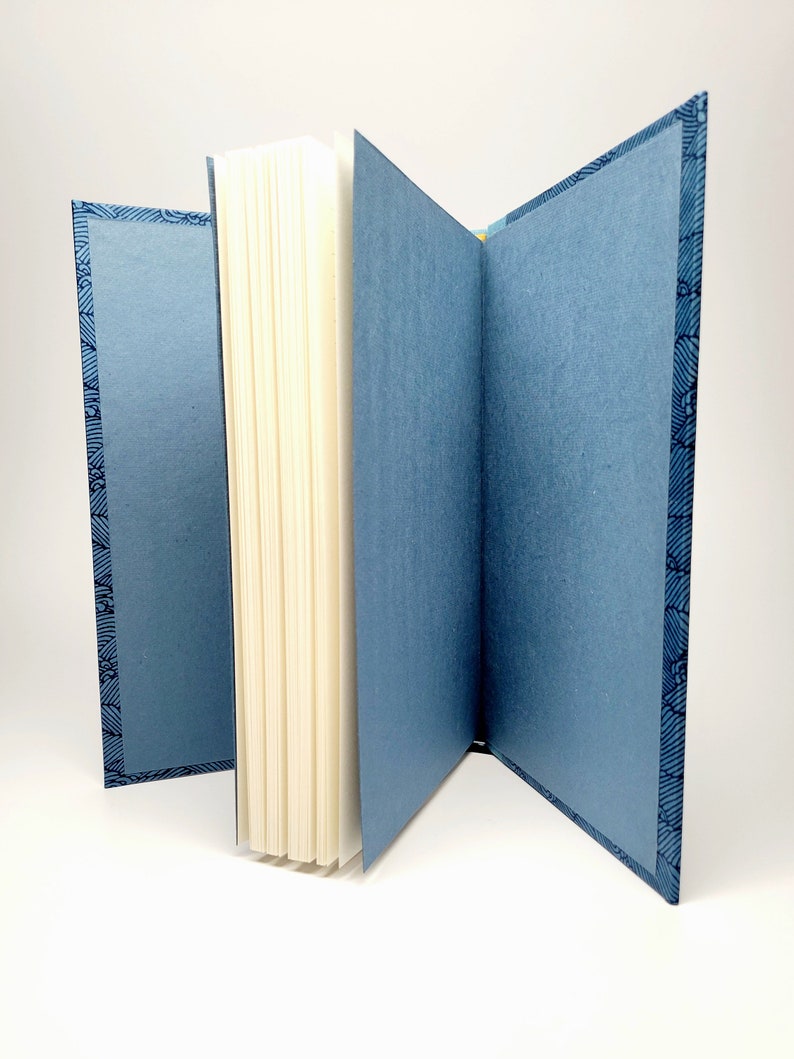 Hand Bound Hardcover Journal. Handmade Lined Hardcover Notebook ...