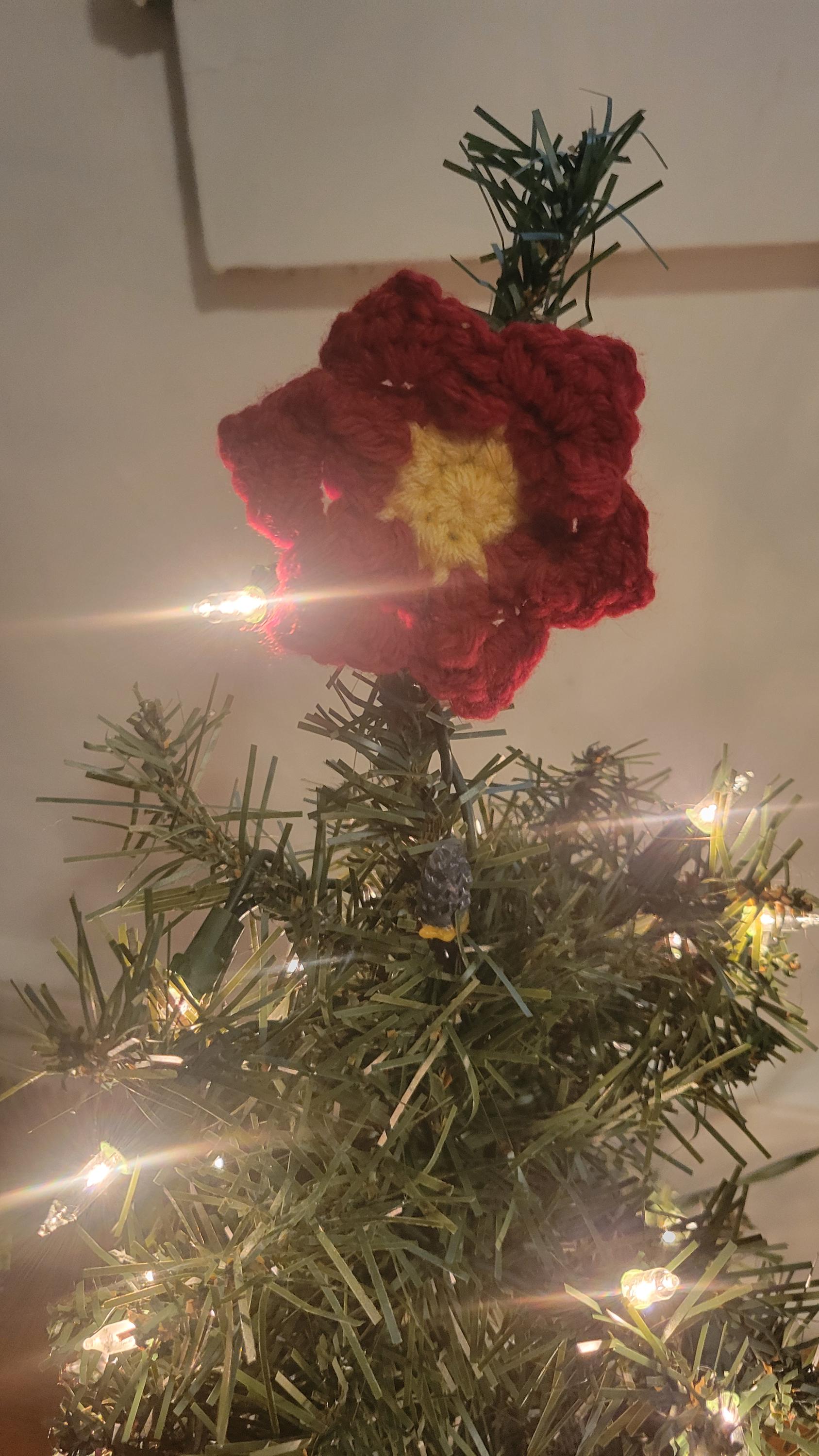 NO SEW! Christmas Flower Crochet Pattern (poinsettia) - Etsy