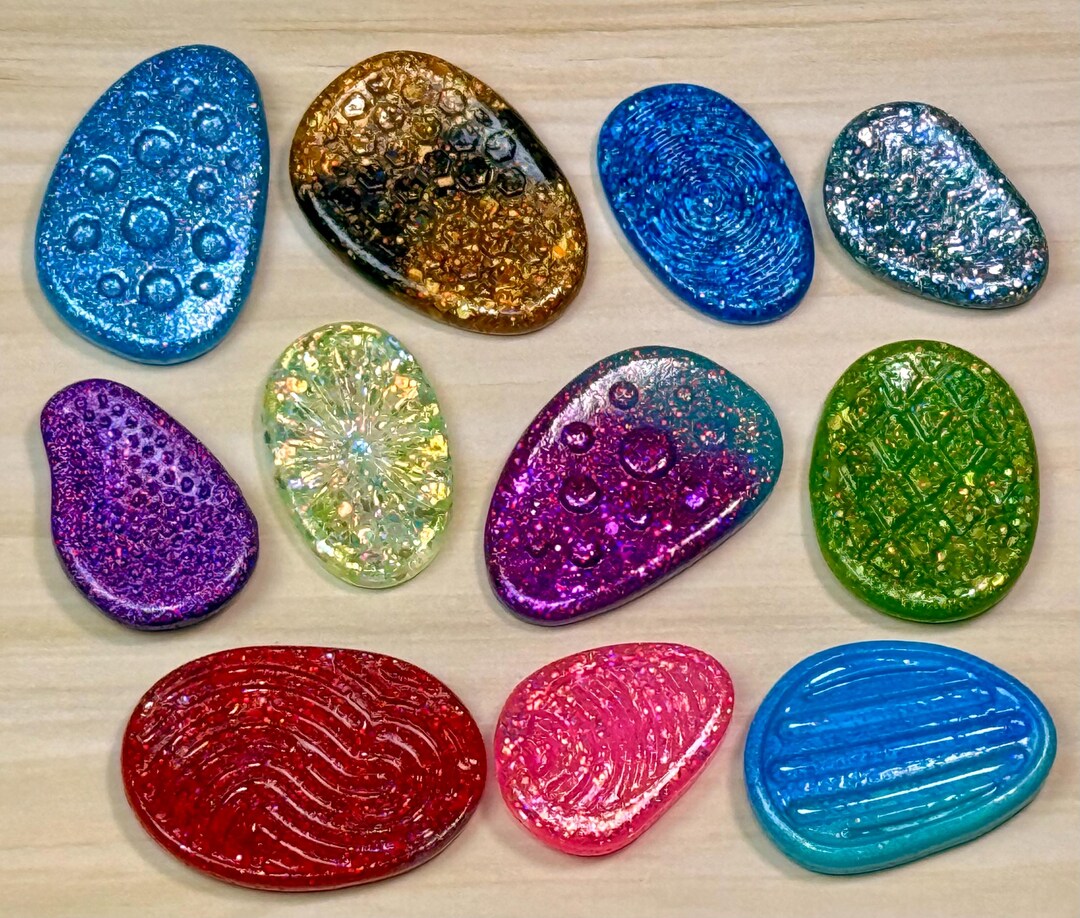 Textured Worry Stones - New Textures Added! | Anxiety Fidget Coping ...
