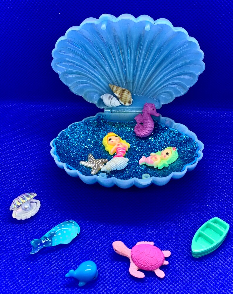 Micro Mermaid Clamshell Playset - Etsy