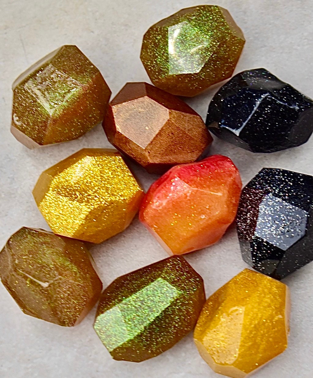 Resin Sensory Stones Natural Earth Tone Colors - Etsy