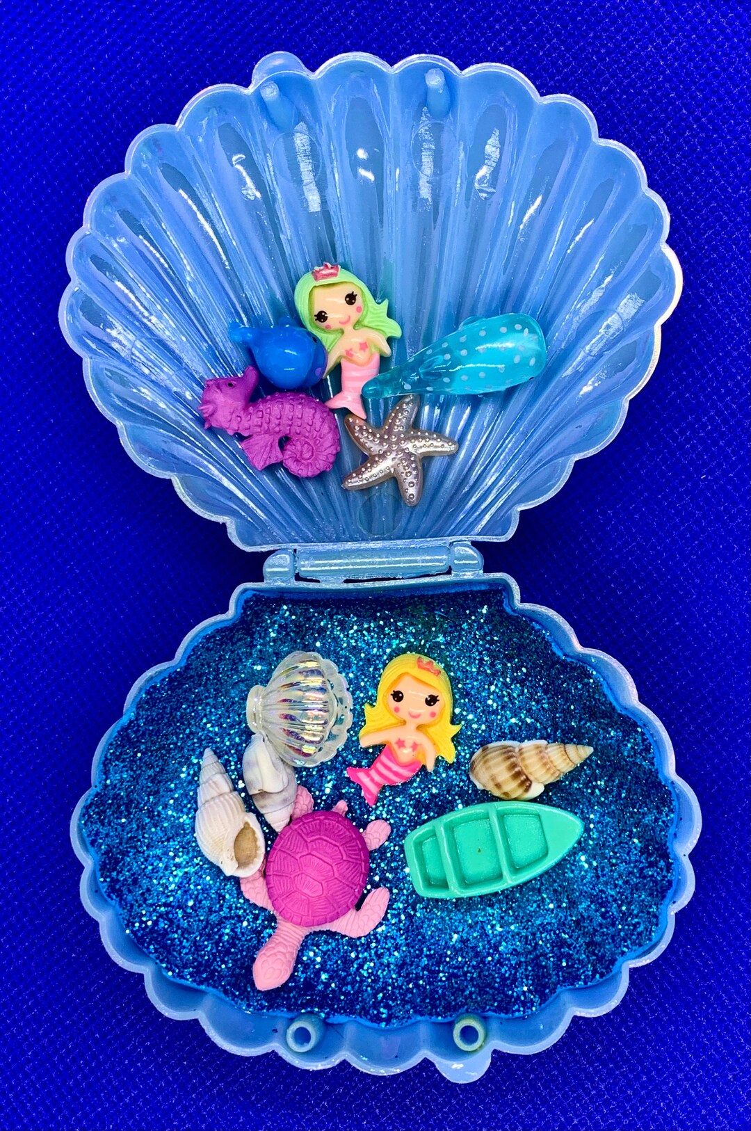 Micro Mermaid Clamshell Playset - Etsy