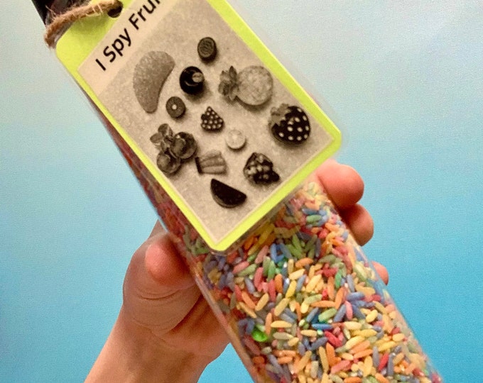 I Spy Fruit Sensory Bottle - Etsy