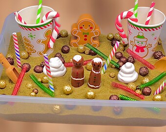 Hot Cocoa Sensory Bin - Etsy