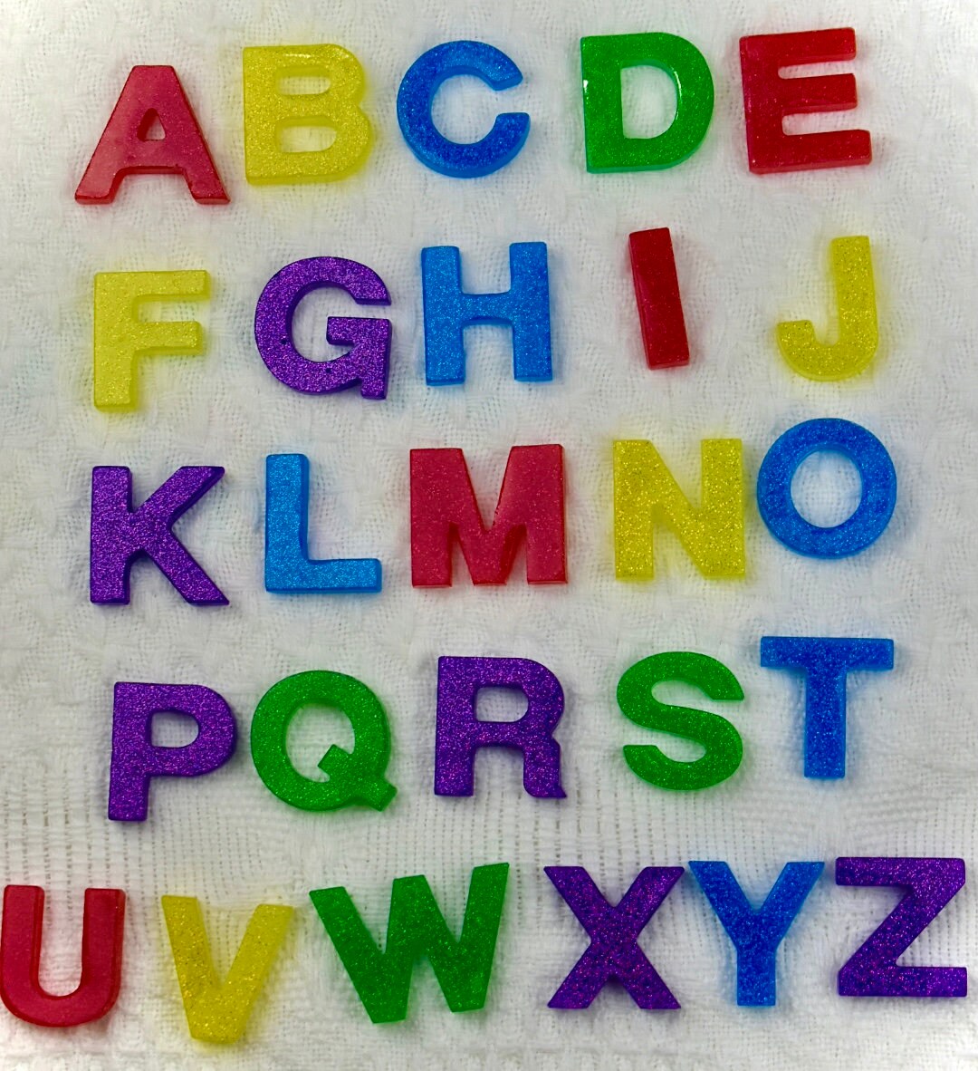 Resin Alphabet Loose Parts - Etsy