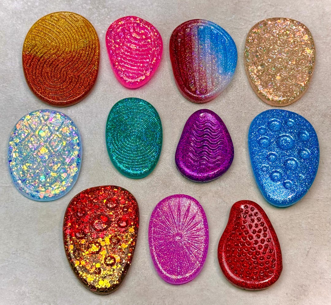 Textured Worry Stones | Sensory Fidget Anxiety Coping Tool - Etsy