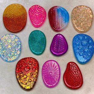 Textured Worry Stones | Sensory Fidget Anxiety Coping Tool - Etsy