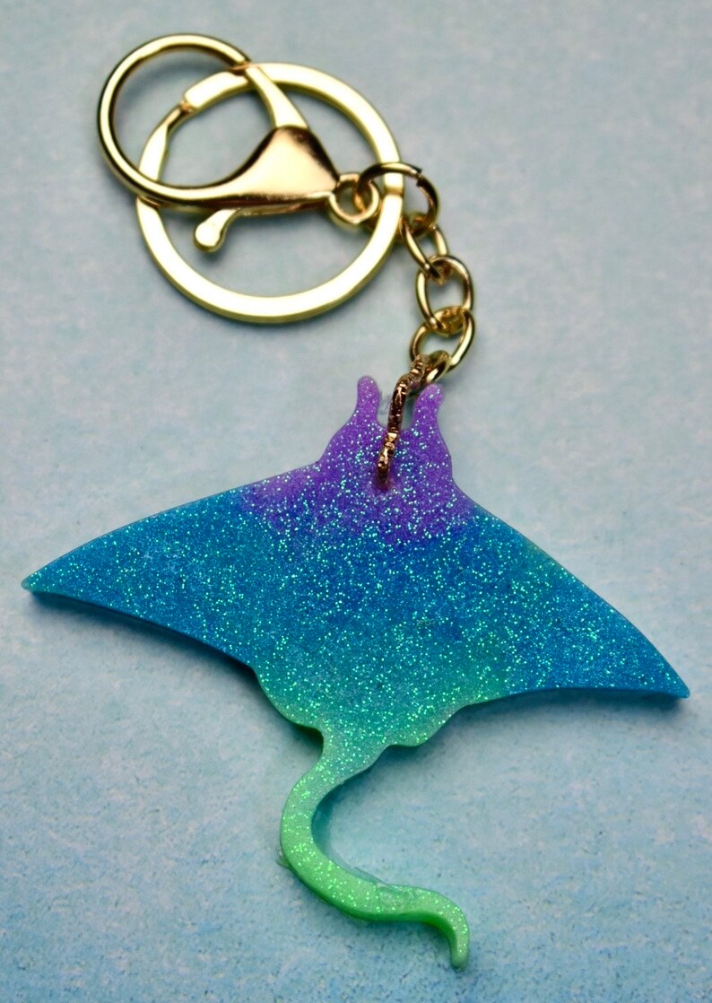 Silicone Tie Dye Ocean Keychains - Etsy
