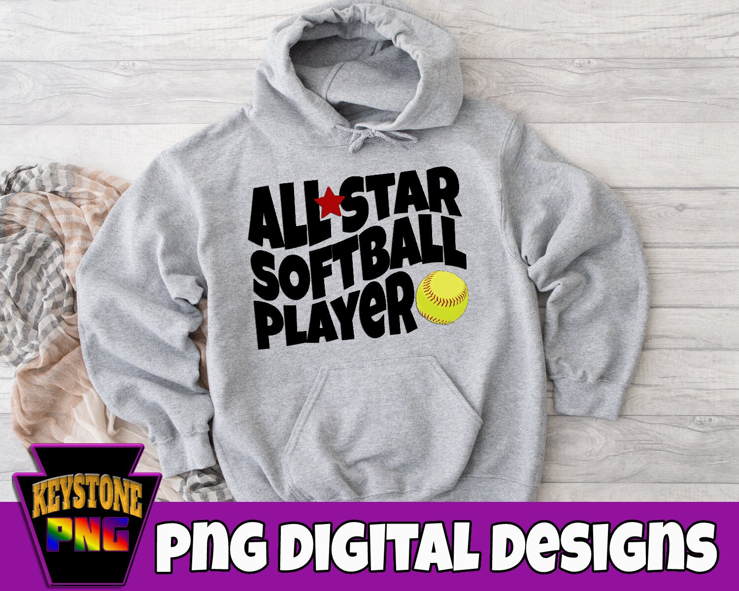 All-star Softball Player. Retro Wave Design. Softball PNG. Softball ...