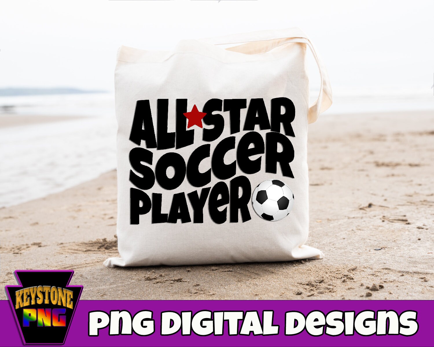 All-star Soccer Player. Retro Wave Design. Soccer PNG. Soccer Digital ...