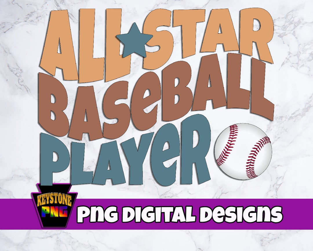 All-star Baseball Player. Retro Wave Design - Retro Colors. Baseball ...