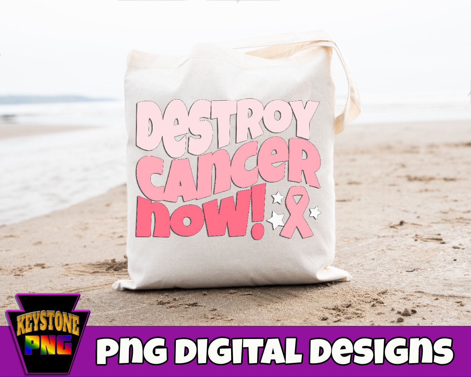 Cancer Awareness PNG. Destroy Cancer Now Pink for Breast Cancer and Red ...
