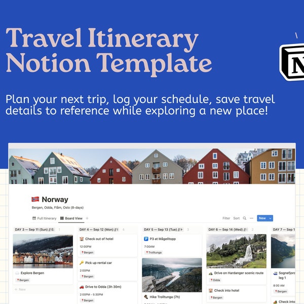 Notion Mobile Template - Etsy