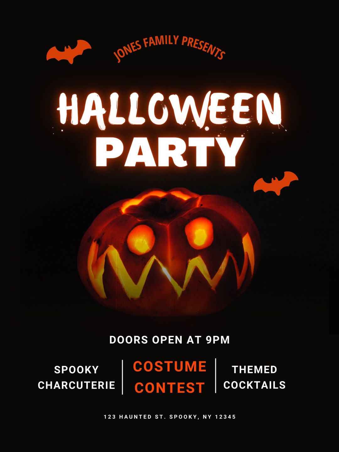 CUSTOM Halloween Party Invitations - Etsy