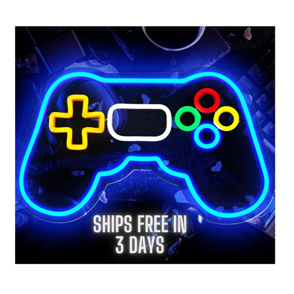 Gaming Remote Custom Neon Sign Game Pad Neon Sign LED Sign - Etsy Canada