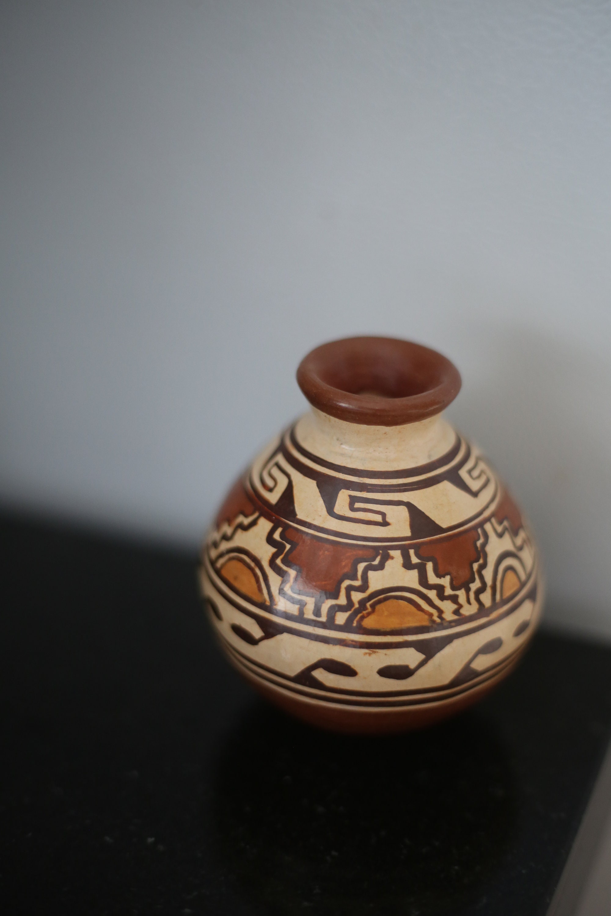 Vintage Costa Rica Guaitil Pottery Ceramic Handmade Hand Painted Vessel ...