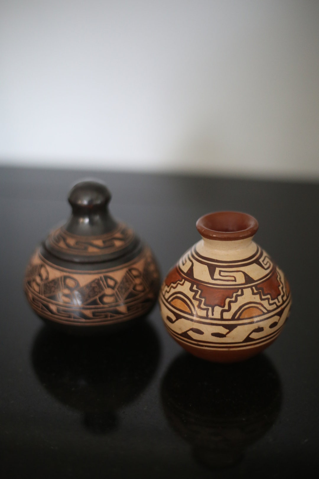 Vintage Costa Rica Guaitil Pottery Ceramic Handmade Hand Painted Vessel ...