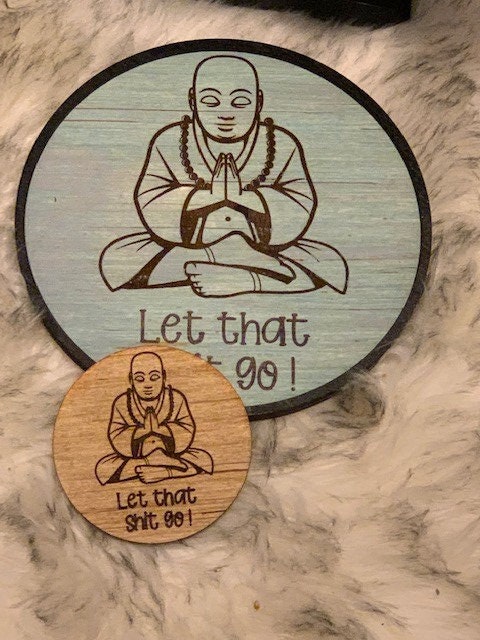 Let That Shit Go SVG File - Etsy