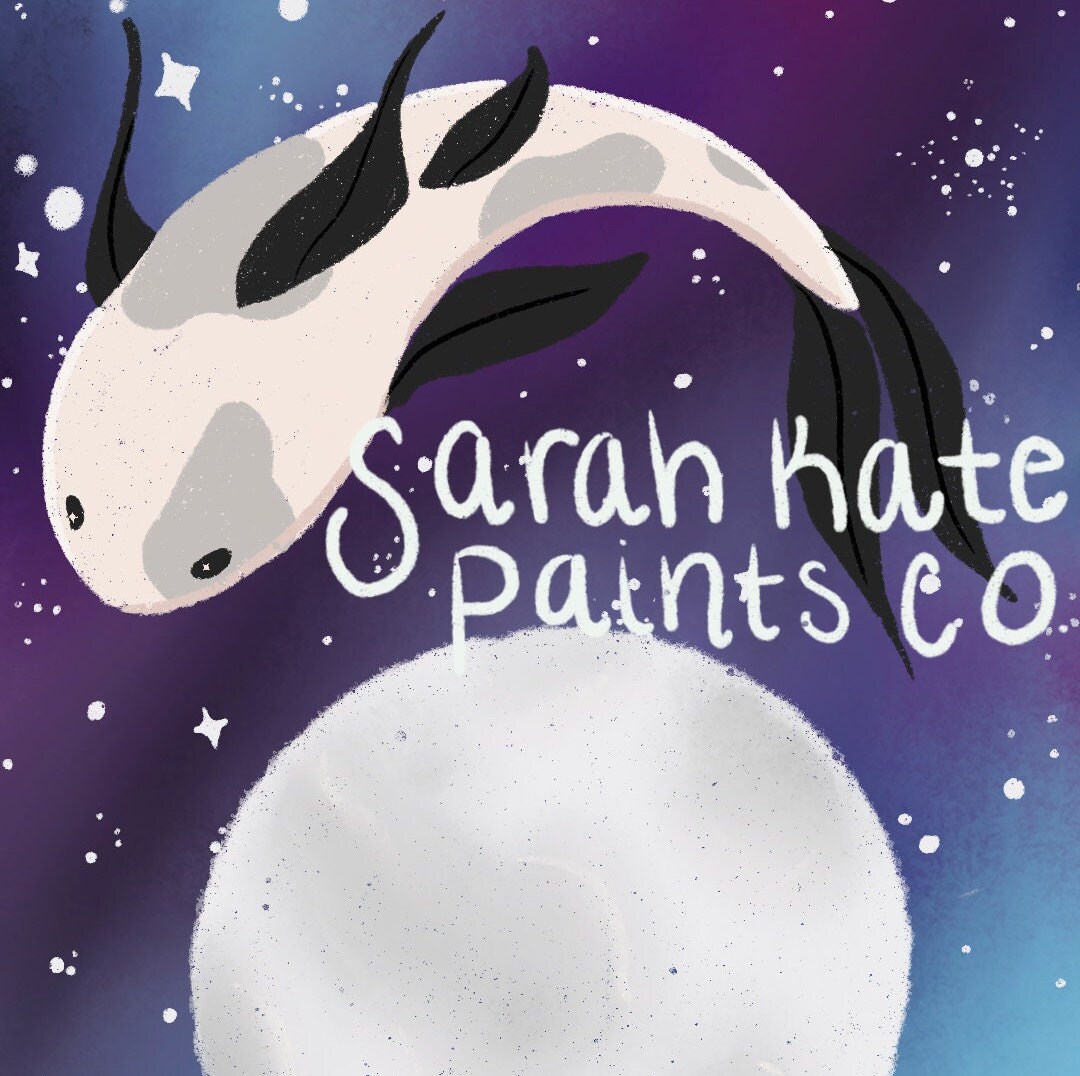 Koi Fish Moon Phone Wallpaper - Etsy