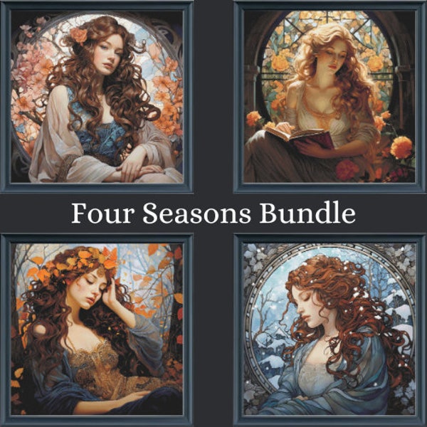 Four Seasons Art - Etsy