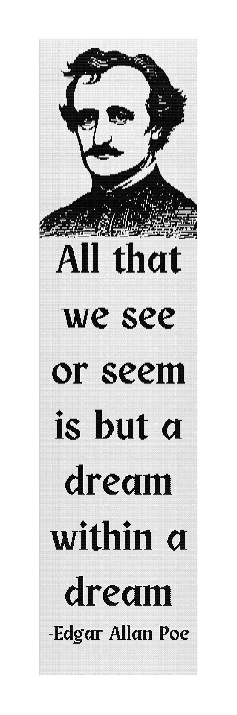 Pair of Edgar Allan Poe Inspired Banners - Digital Download/pdf Cross ...