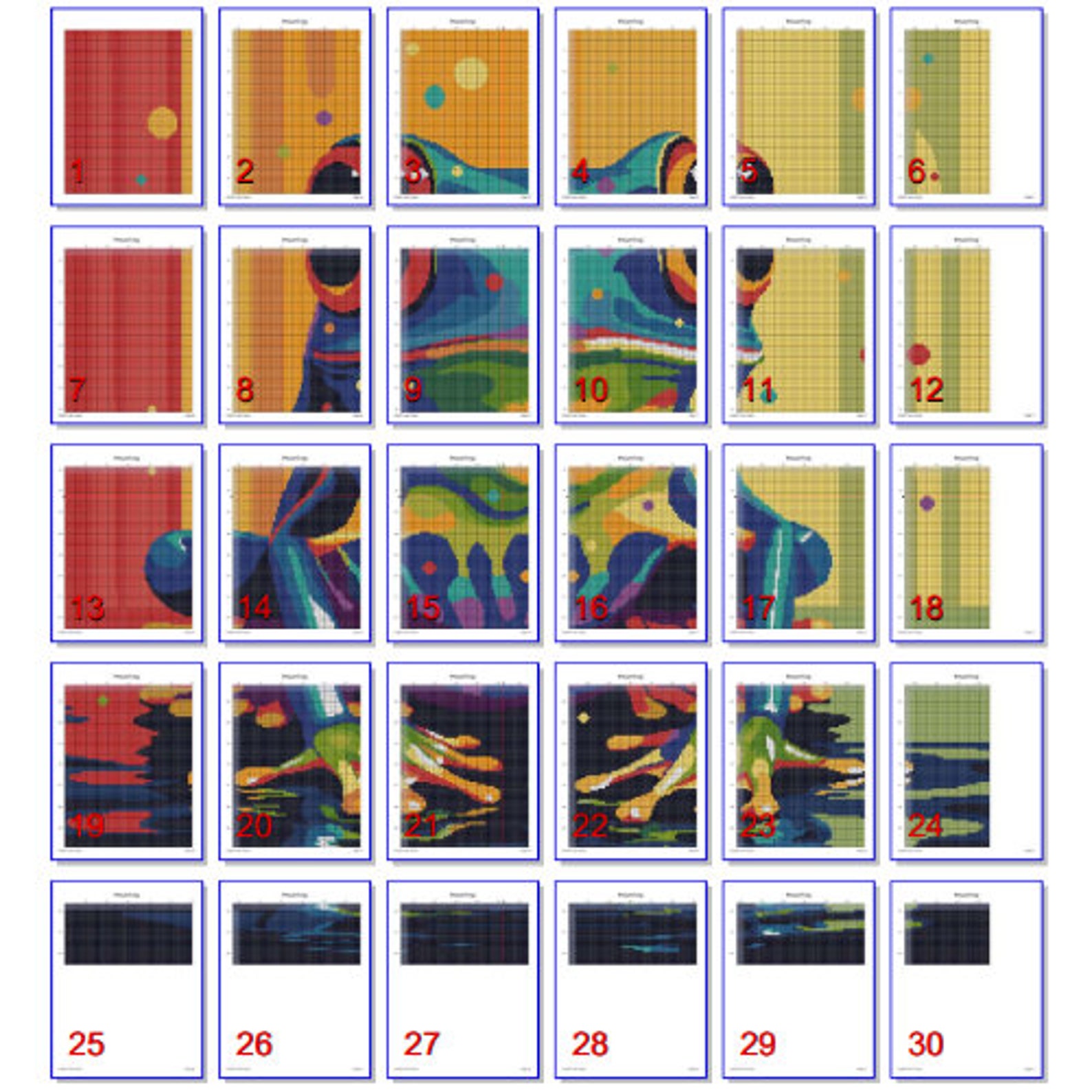 Proud Frog - Digital Download/pdf Cross Stitch Pattern - Etsy