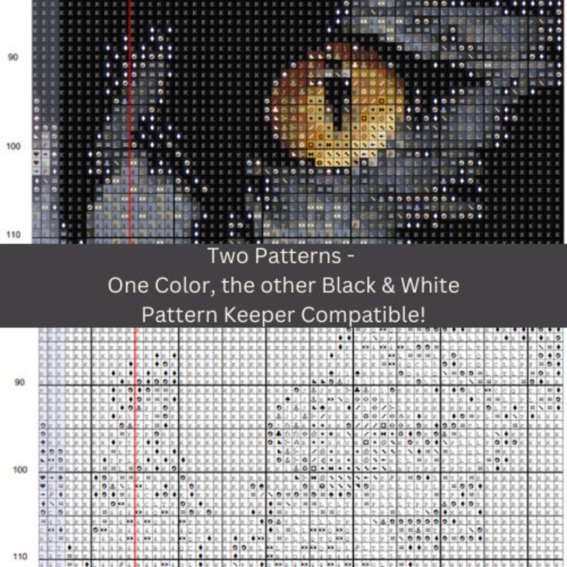 Daisy Cat - Digital PDF Downloadable Cross Stitch Pattern - Etsy