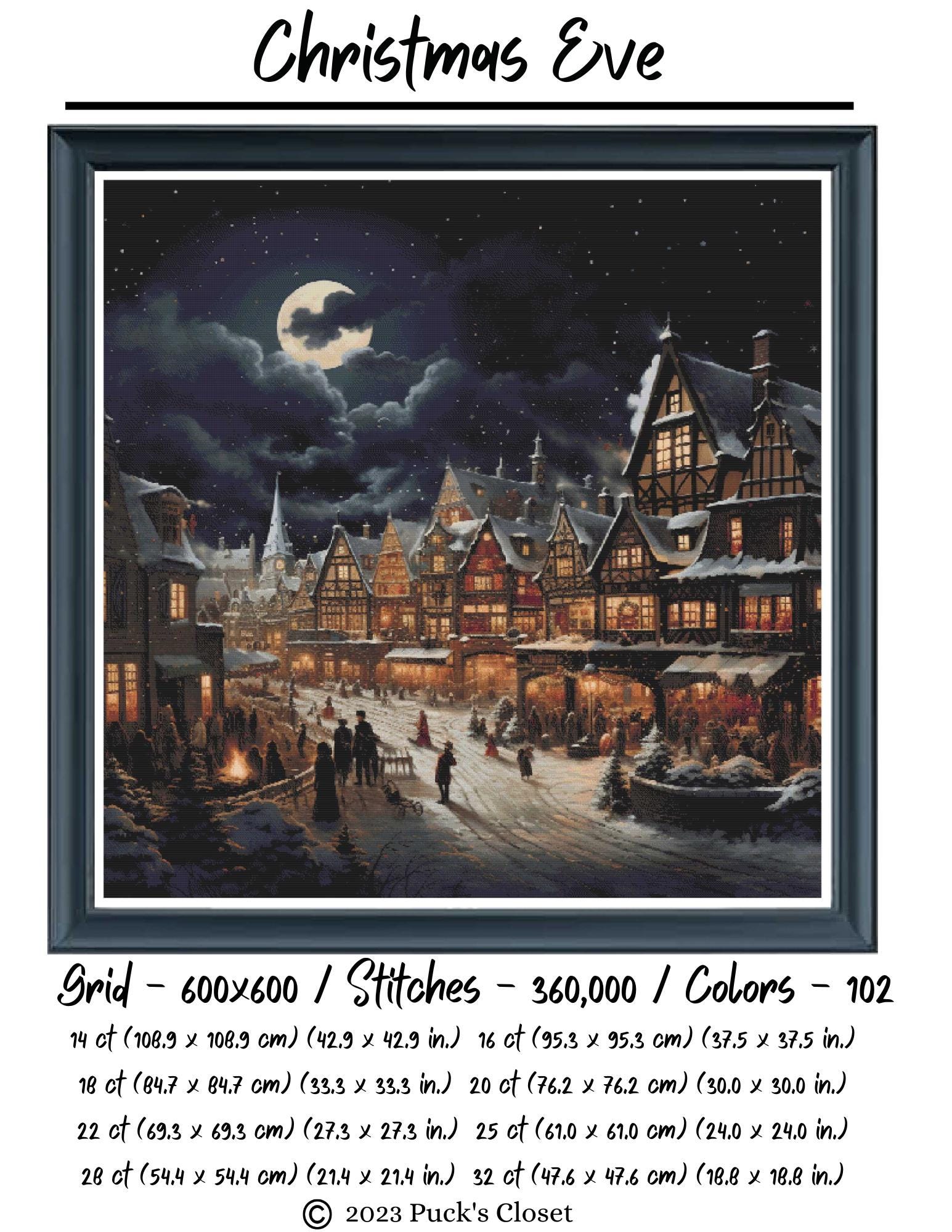 Christmas Eve - Digital Download PDF Cross Stitch Pattern - Etsy