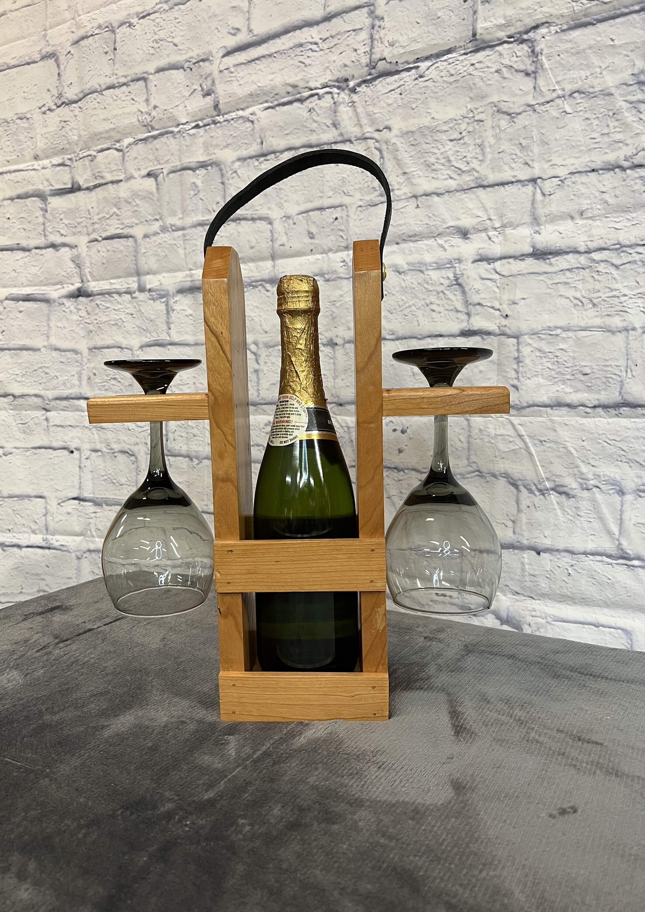 Wood Wine Caddy, Wine Caddy, Wine Bottle Holder, Wine Glasses, Wine ...