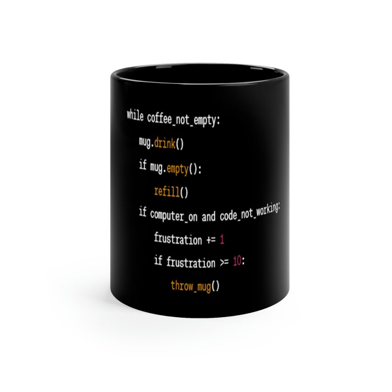 Python Code Coffee Mug: Data Science Programmer Gift - Etsy