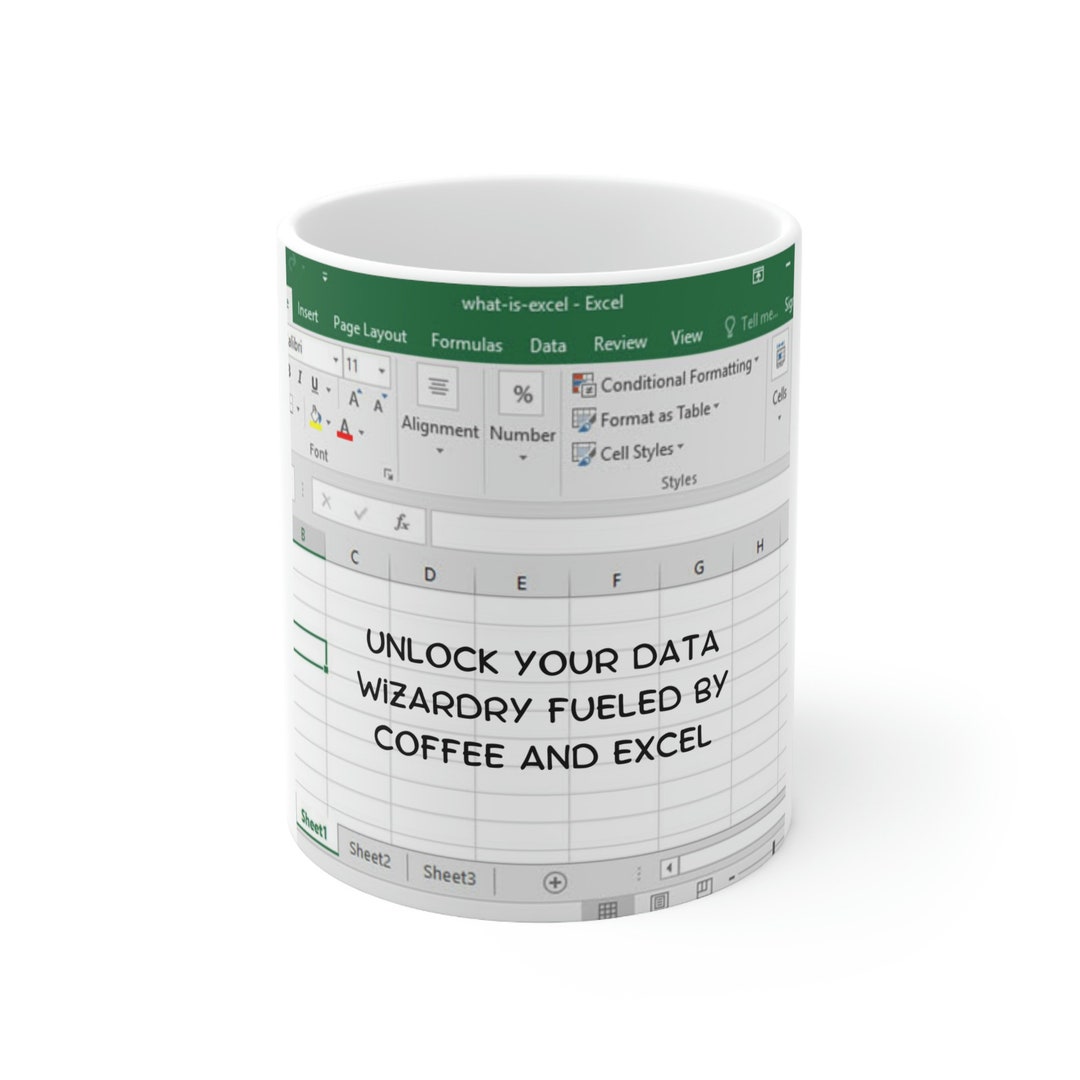Excel Wizardry Coffee Mug: Funny Finance Gift for Spreadsheet Gurus - Etsy