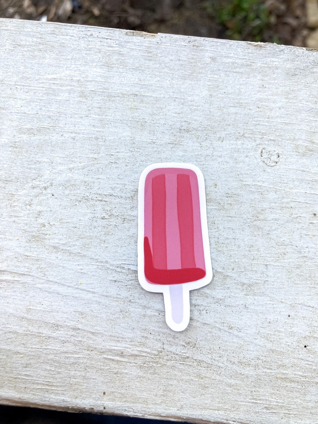 Classic Red Popsicle Sticker - Etsy
