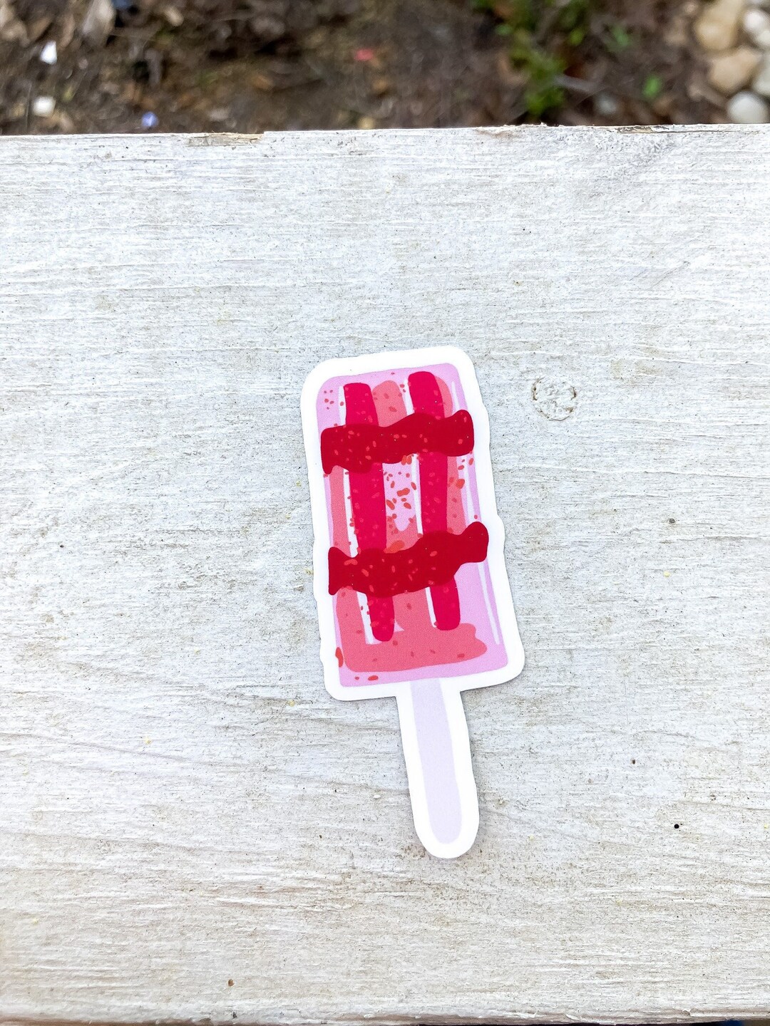 Watermelon Popsicle Sticker - Etsy