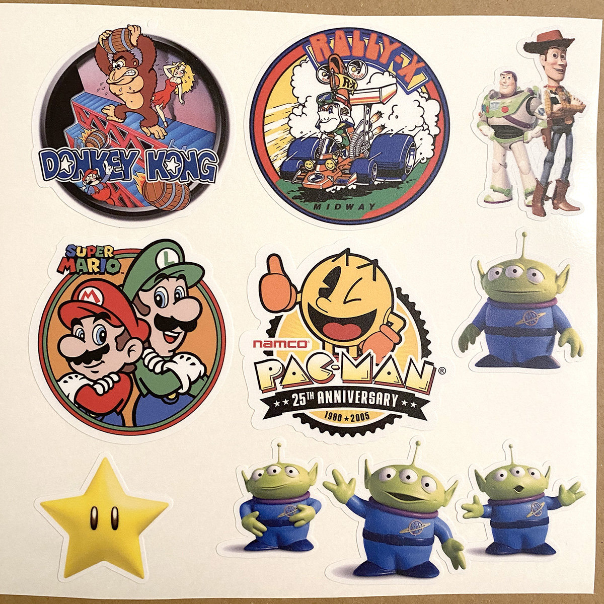 Sticker Pack 3 - Arcade Video Game Vinyl Stickers - Size 3" - 4" - Etsy