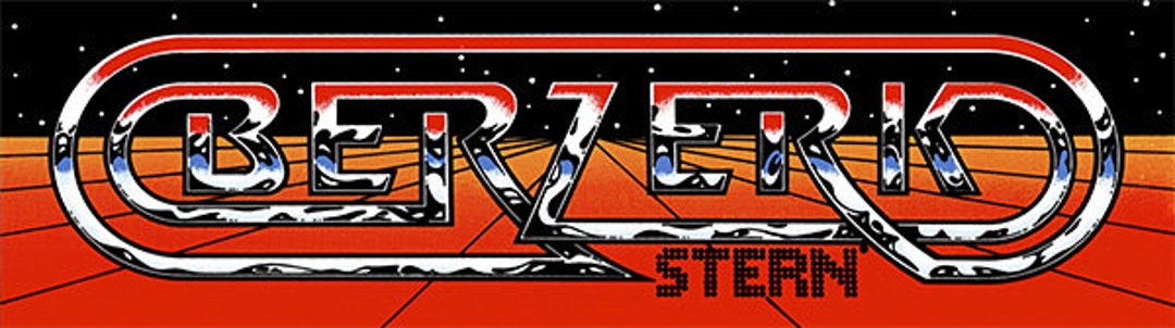 Bezerk Arcade Marquee Vinyl Sticker 9.25 X 2.5 - Etsy