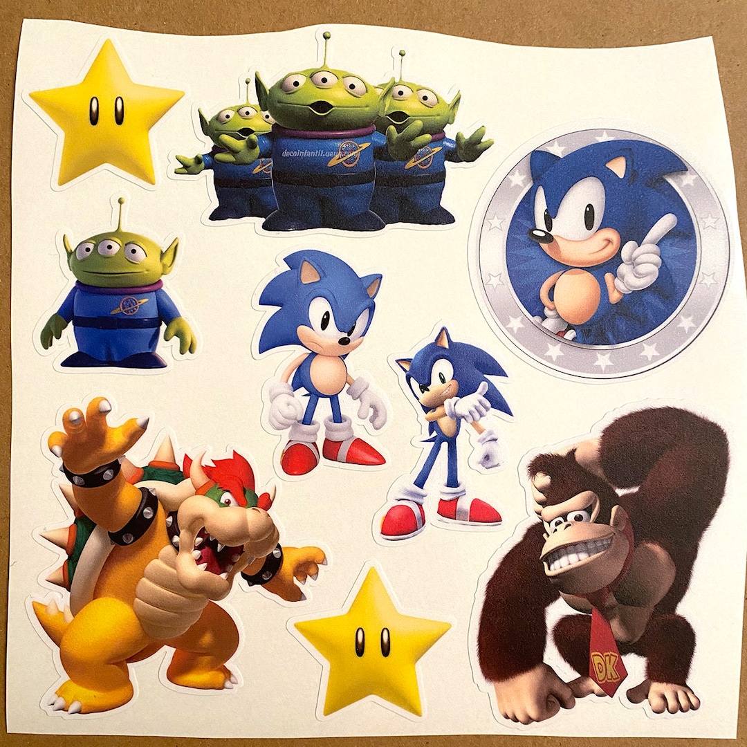 Sticker Pack 5 - Arcade Video Game Vinyl Stickers - Size 3" - 4" - Etsy