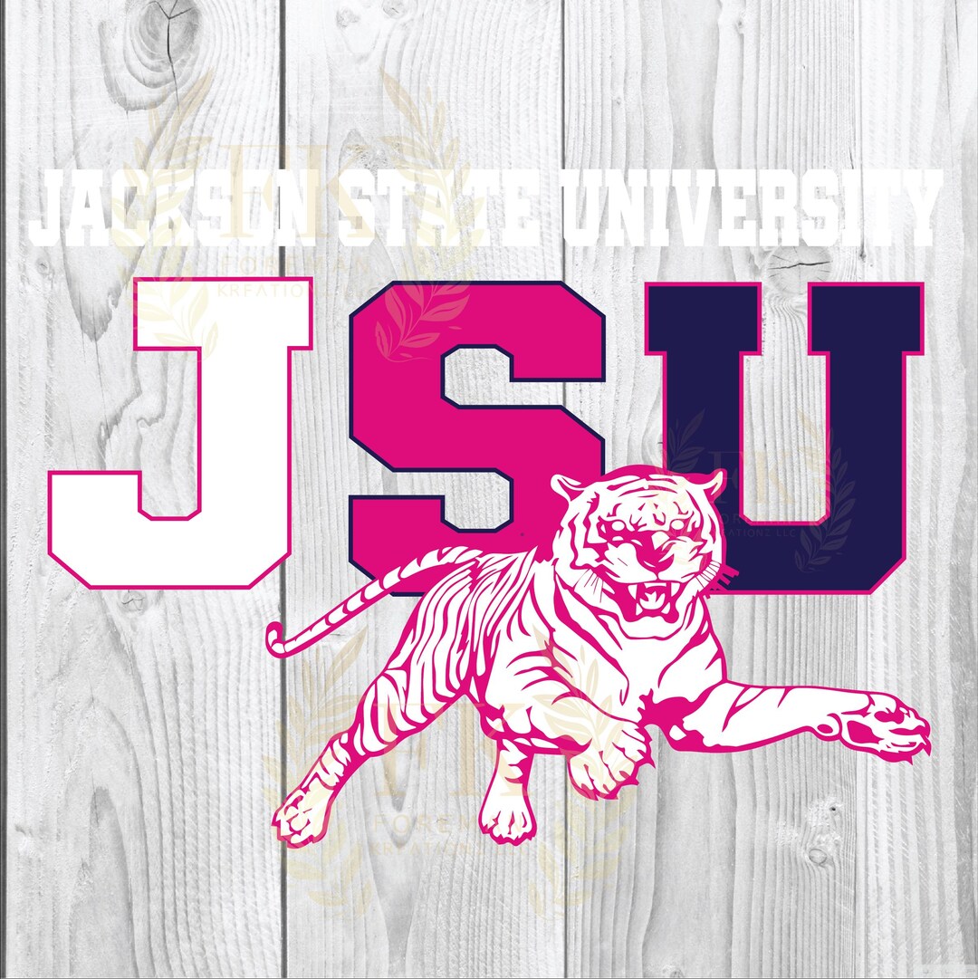 JSU Breast Cancer Pink SVG, Breast Cancer Pink PNG, Jackson State ...