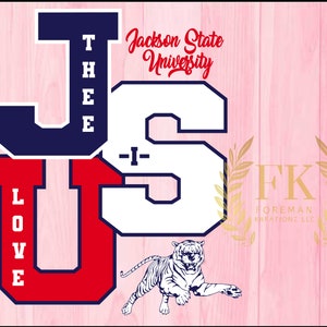 Jstate Digital Svg,stacked JSU Design,tiger,hbcu Digital,hbcu Digital ...
