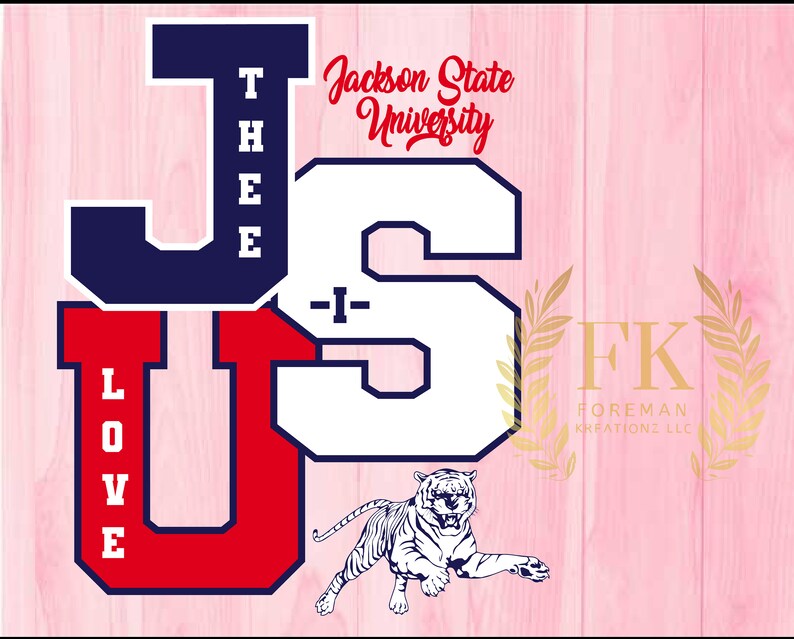 Jstate Digital Svg,stacked JSU Design,tiger,hbcu Digital,hbcu Digital ...