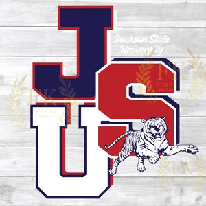 JSU Svg, THEEILOVE Jackson State University SVG, Hbcu Digital Design ...