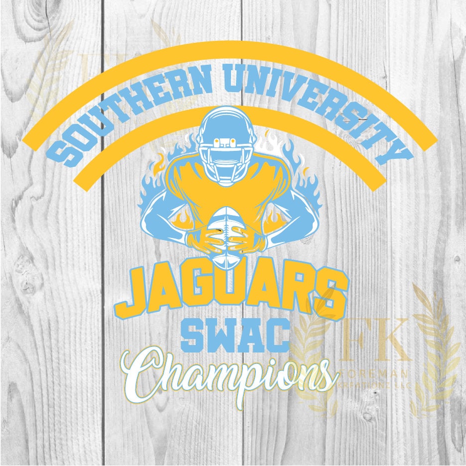Southern University SVG Jaguars HBCU Digital Swac Champion - Etsy